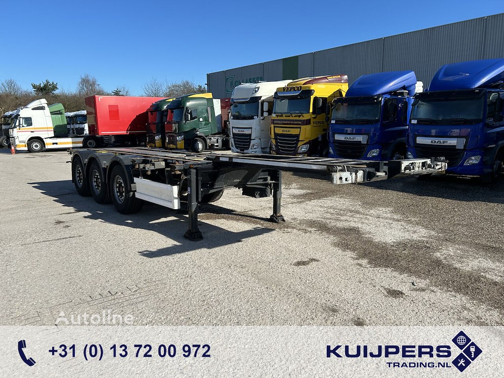 Renders Euro 800 / Multi Container Chassis poluprikolica za prevoz kontejnera