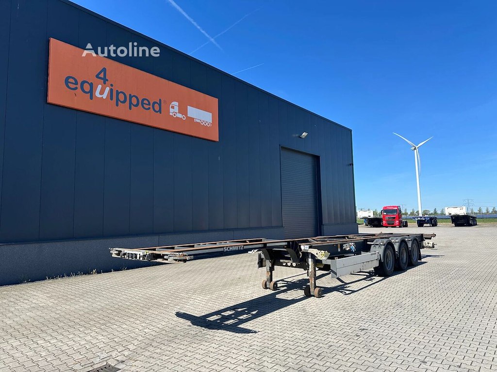 Schmitz Cargobull 45FT HC / Leergewicht: 4.240kg / BPW + Trommel / NL-Chassis poluprikolica za prevoz kontejnera