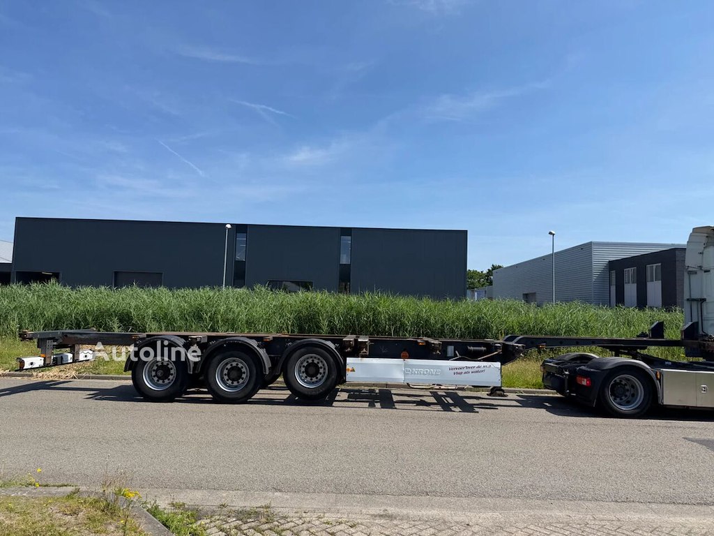 Krone 2X Container Chassis TE HUUR / FOR RENT poluprikolica za prevoz kontejnera