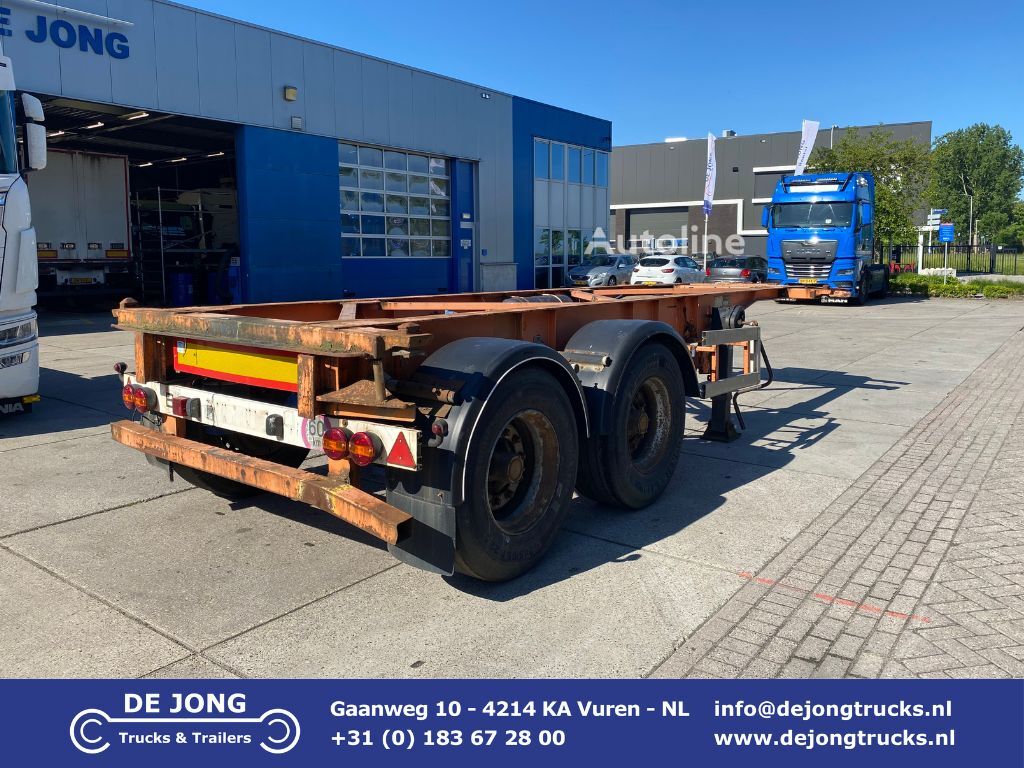 Van Hool / 20 FT Container Chassis / Drum Brakes poluprikolica za prevoz kontejnera