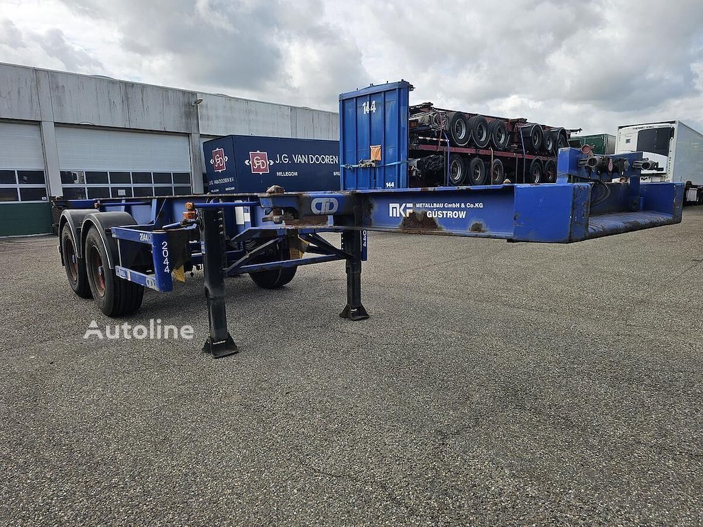 MKF METALLBAU CS 20 -20 FOOT- CONTAINER CHASSIS -HEAVY DUTY- BPW poluprikolica za prevoz kontejnera