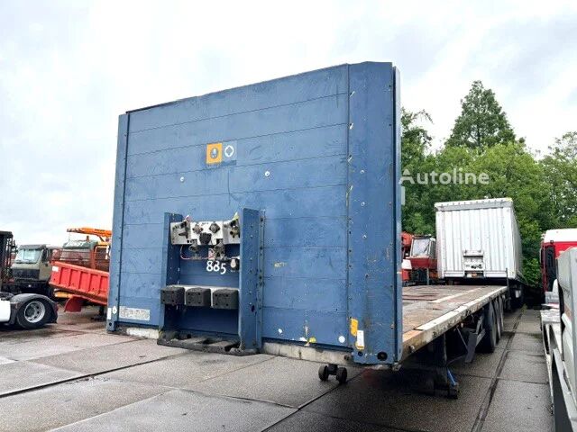 Schmitz Cargobull SCS 24/L 3-AXLE FLATBED TRAILER (DRUM BRALES / SAF AXLES / FULL poluprikolica platforma