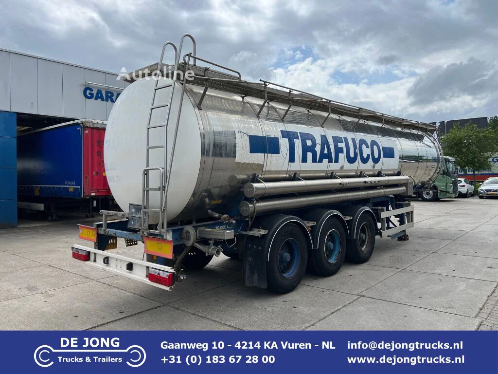 Van Hool Tank / 30.000 LT / ADR / BPW + Disc / 1x Lift axle cisterna za prevoz hemikalija