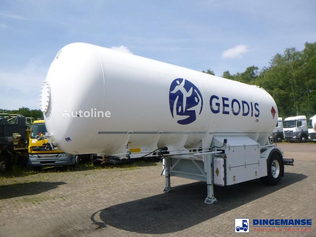 Gofa Gas tank steel 30 m3 / 1 comp poluprikolica cisterna za gas