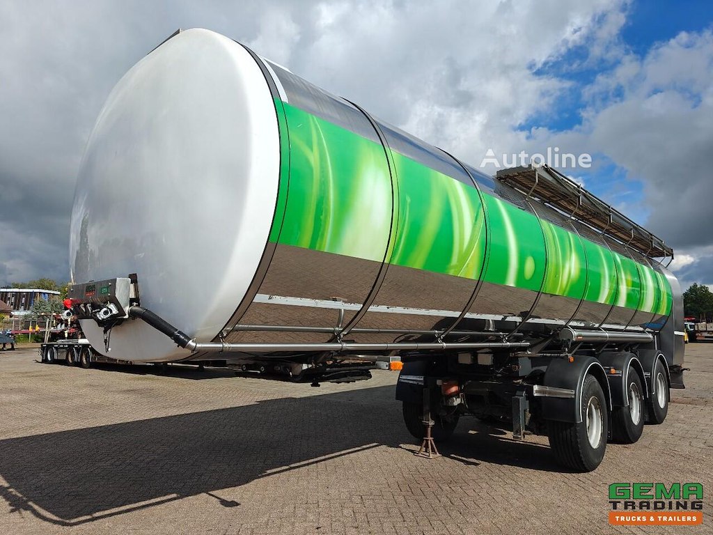 Burg O-3-45T 34,500L - 1 Compartment - Milk Tank - 2 (Tridec) Steerin poluprikolica autocisterna