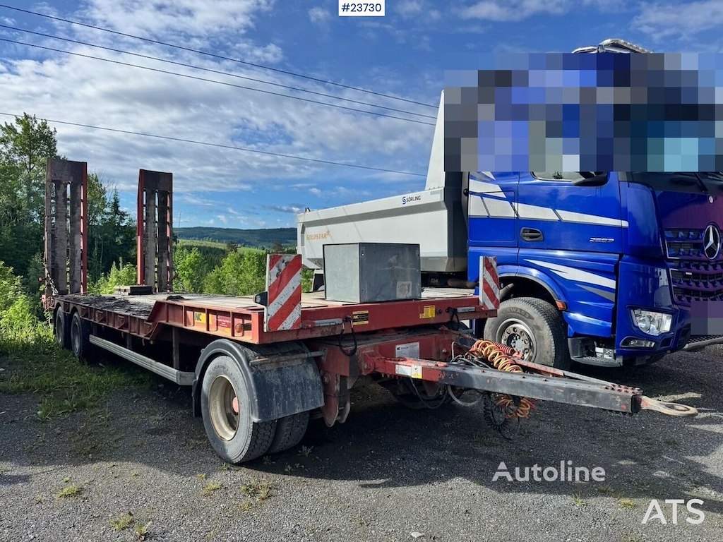 NC Maskinslep m/ Hydrauliske bruer prikolica za građevinske strojeve
