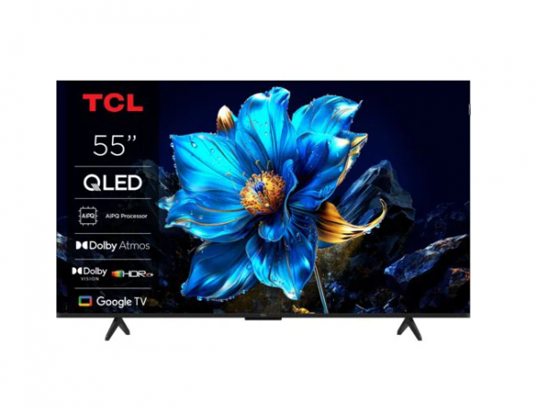 Televizor TCL 55P7K/QLED/55''/4K UHD/60Hz/Google TV/crna