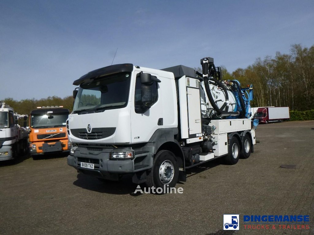 Renault Kerax 450 dxi 6x4 RHD Rivard vacuum tank 11.9 m3 autofekalac