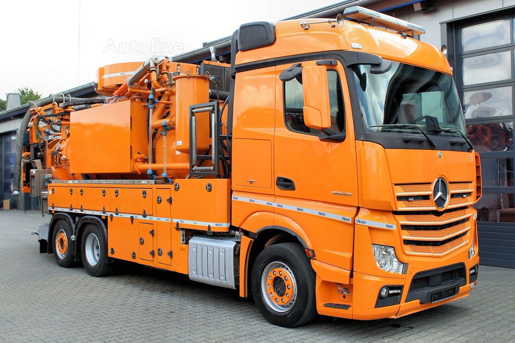 Mercedes-Benz Actros 2848 6x2 Kroll 14,5m³ WRG Saug-Druck-HD vozilo za čišćenje kanalizacije