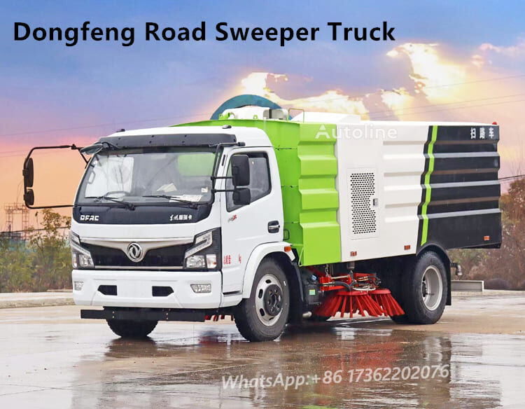 Novo Dongfeng Road Sweeper Truck 4x2 for Sale vozilo za čišćenje ulica