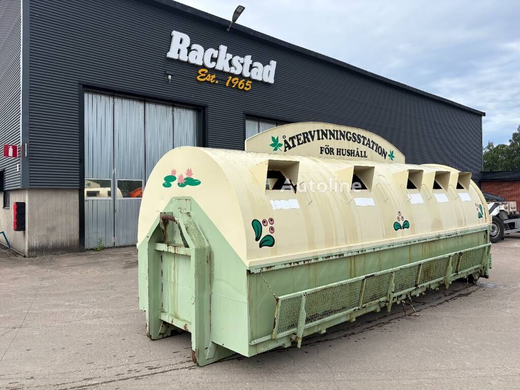 Återvinningsstation Lastväxlarram kontejner za smeće