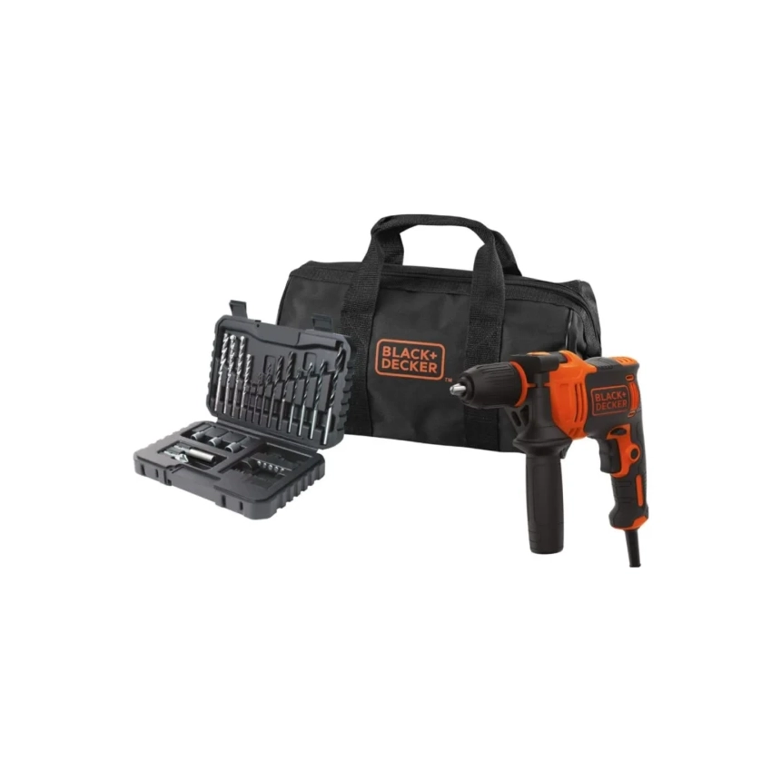 BLACK & DECKER BEH710SA32 Udarna bušilica + 32-delni set nastavaka