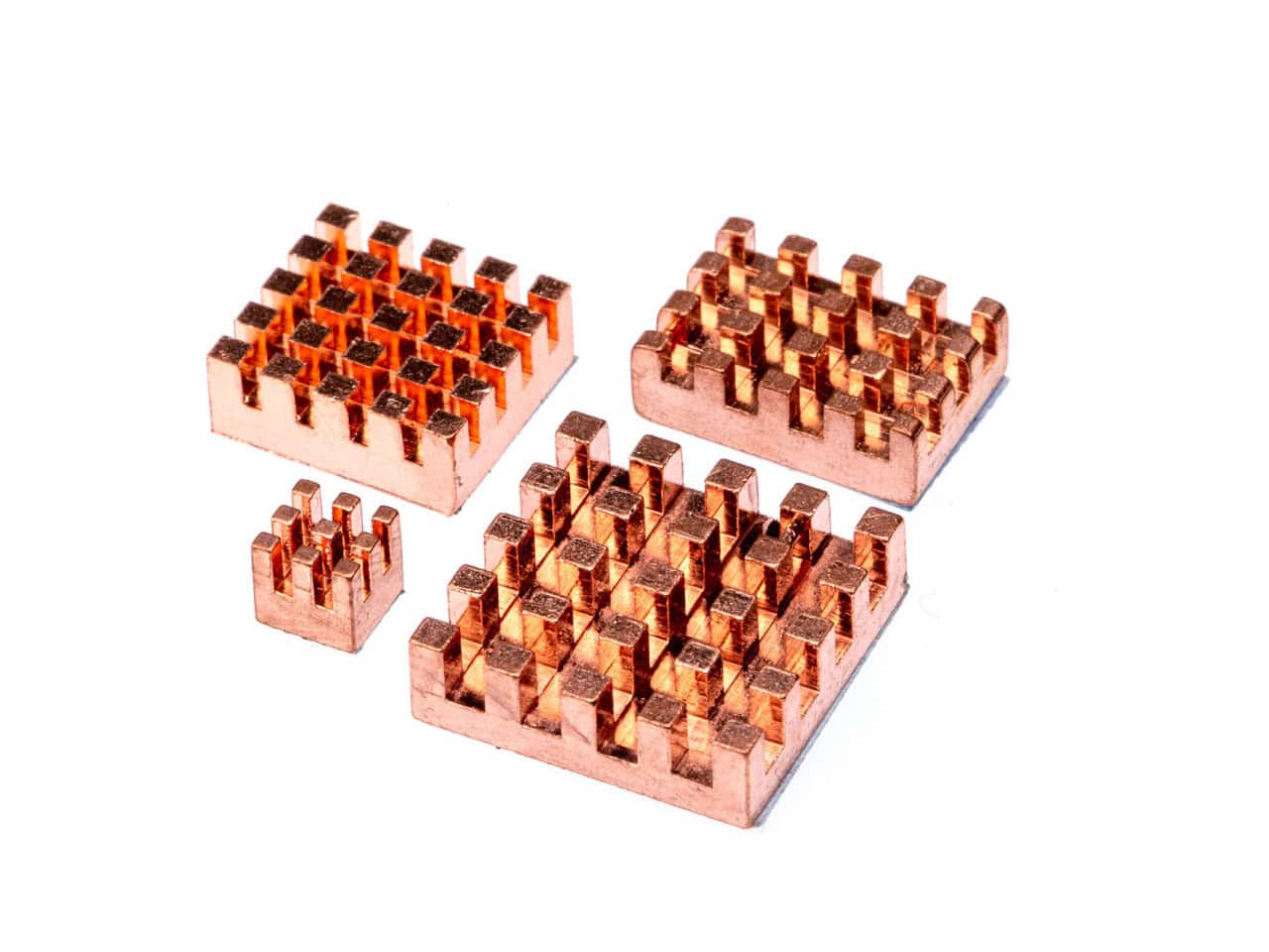 Copper Heatsink Set for RPi 5