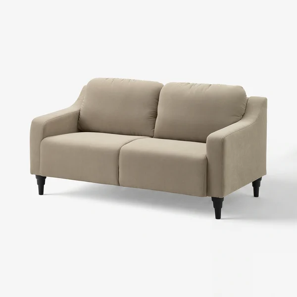 Sofa dvosed, Silkeryd tamnosiva-bež