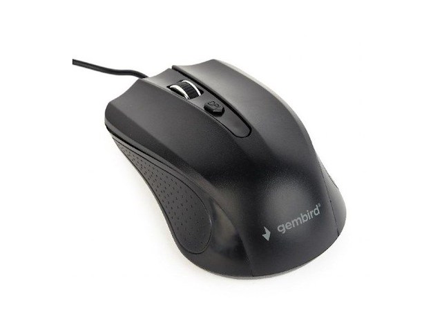 MUS-4B-01 Gembird Opticki mis 800-1200Dpi 4-button black 99mm USB kabl 1,35m