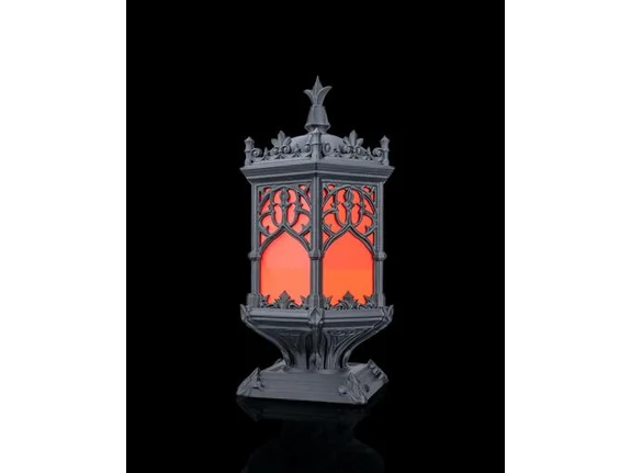 LayerLum - Gothic lamp Crna lampa u gotskom stilu