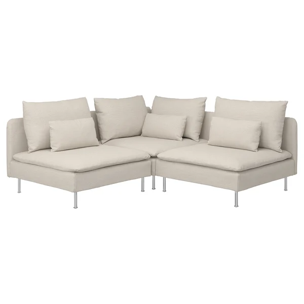 Ugaona sofa, trosed