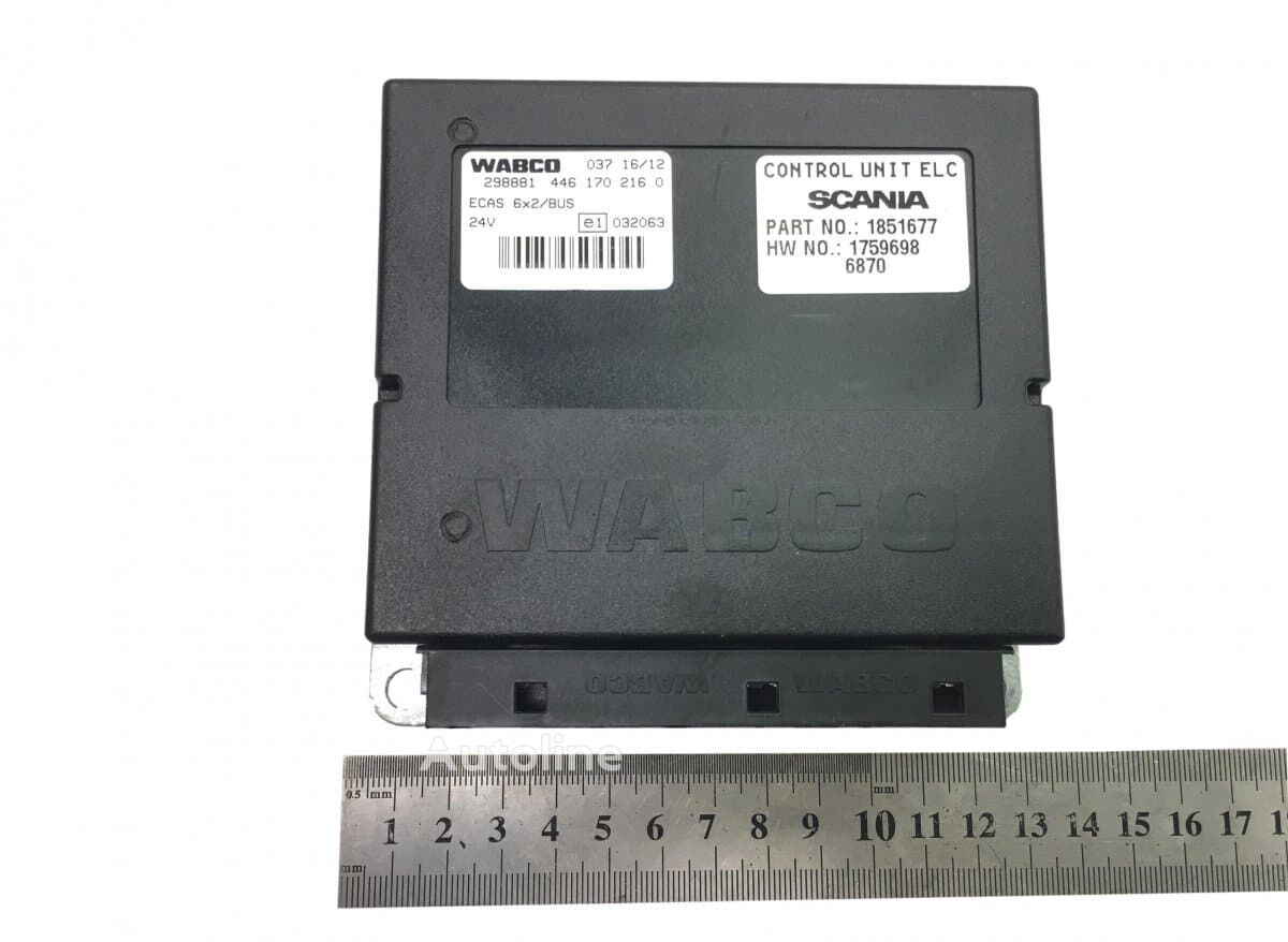 Unitate de Control ECAS SCANIA 24V 6×2/Bus upravljačka jedinica za WABCO 298881 446 170 216 0 kamiona