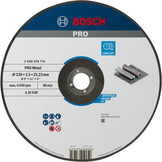 Bosch PRO Metal rezna ploča 230x2.5 mm A 30 S BF izvijena (2608619776)