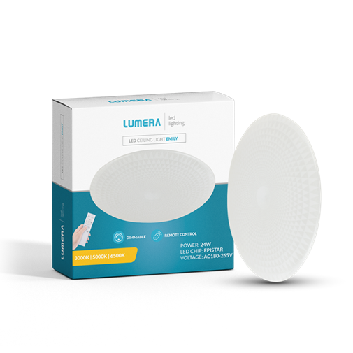 LED PLAFONJERA LUMERA 24W, 3000K - 6500K, 35CM, ZVEZDANO NEBO
