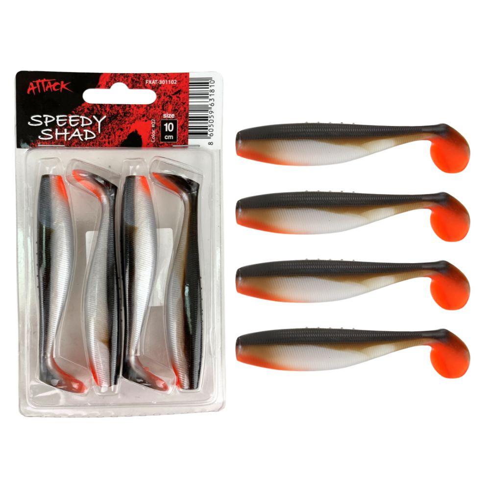 ATTACK SPEEDY SHAD 10cm 4 kom. #02
