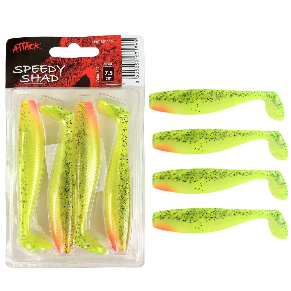 ATTACK SPEEDY SHAD 7.5cm 4 kom. #15