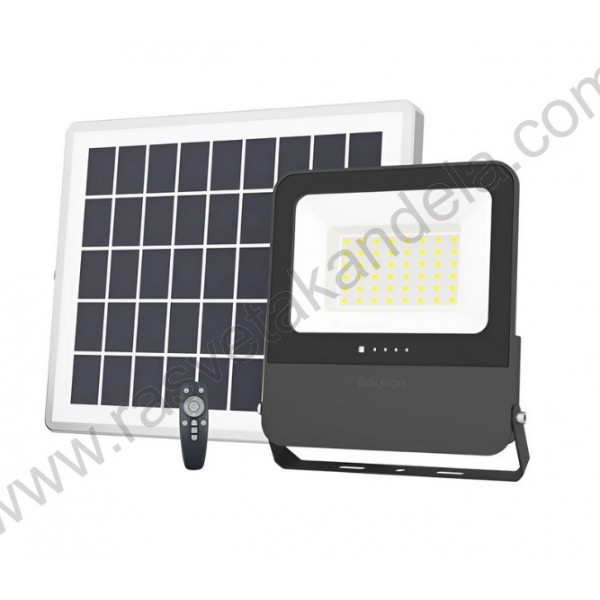 Solarni LED reflektor 75W 3CCT sa solarnom pločom i daljinskim
