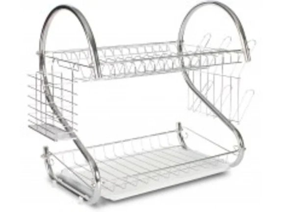 Rosberg Ocedjivač za sudove 2 nivoa 40x25x39cm R53000H 6671