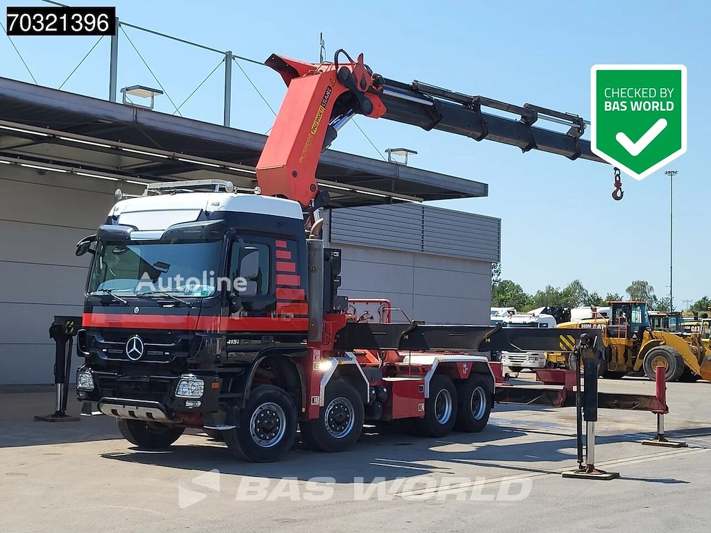 Mercedes-Benz Actros 4151 8X8 8x8 Palfinger PK150002 Crane Kran Full Steel Aut tegljač