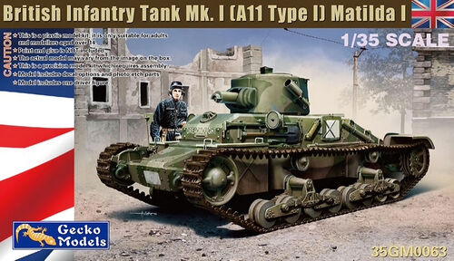 Gecko Models 35GM0063 British Infantry Tank Mk. I (A11 Type I) - Matilda I