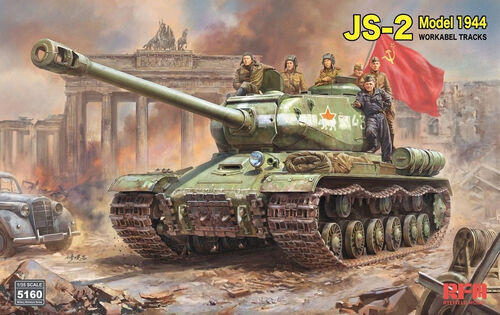NEW! Rye Field Model RM-5160 IS-2 Model 1944 with Workable Tracks