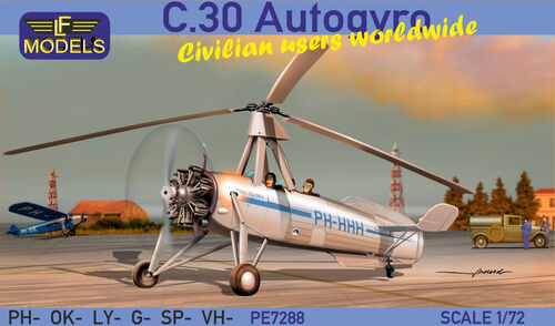NEW! LF Models PE7288 C.30 Autogyro - Civilian Users Worldwide