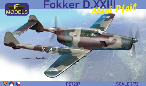 NEW! LF Models PE7287 Fokker D.XXIII Mini Pfeil