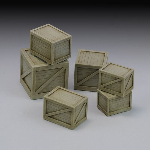 NEW! Royal Model di R. Reale 1151 Wooden Cargo Crates Assorted Set