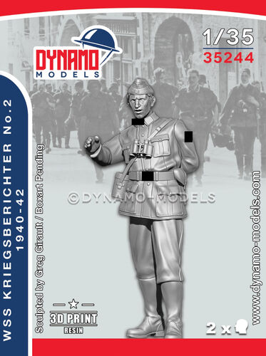 Dynamo-Models 35244 German WWII Waffen SS Kriegsberichter No.2 (1 Figure / 3D-Printed)