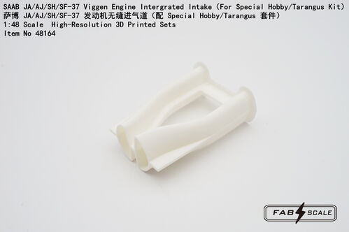 NEW! Fab Scale Fa48164 SAAB JA-37 / AJ-37 / SH-37 and SF-37 Viggen - Engine Intergrated Intake (for Special Hobby and Tarangus Kits / 3D-Printed)