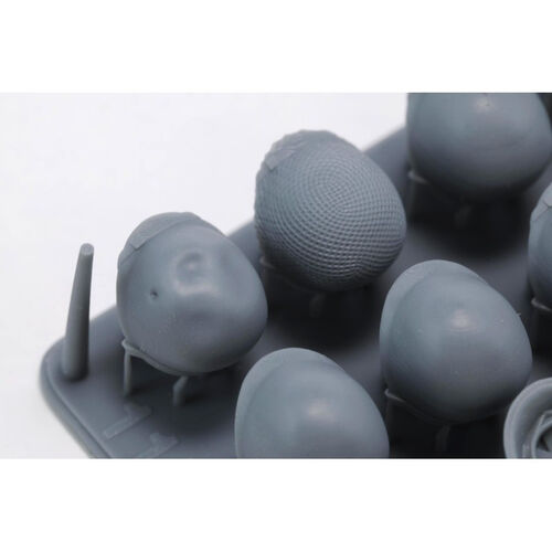 NEW! Royal Model di R. Reale 1157 US WWII Helmets Set (12 pcs / 3D-Printed)