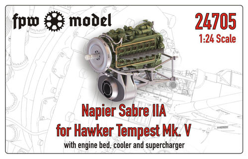 FPW Model 24705 Napier Sabre II A for Hawker Tempest Mk.V
