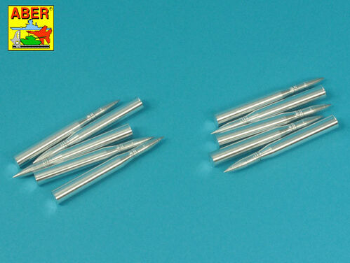 NEW! Aber 16059 Jagdpanther, King Tiger & Nashorn - 8,8 cm Shells (10 pcs)