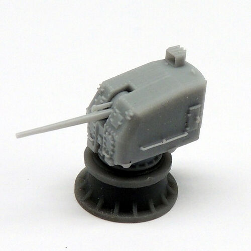 Black Cat Models AC200019a 5in./38 Mk.30 Gun on Close Mount Single Knukle (1 piece / 3D-Printed)