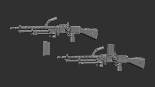 Firma49 A112-48 ZB vz. 26 Light Machine Gun with Folded Bipod
