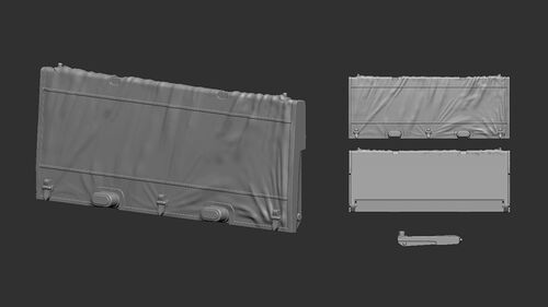 NEW! Firma49 T079-72 Kubelwagen - Covered Windscreen