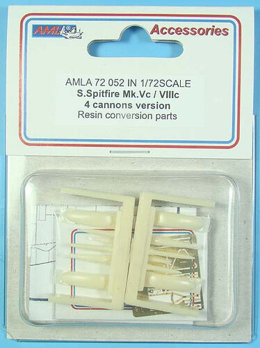 AML A72052 Supermarine Spitfire Mk.Vc / Mk.VIIIc - conversion set (designed to be used with Airfix kits)