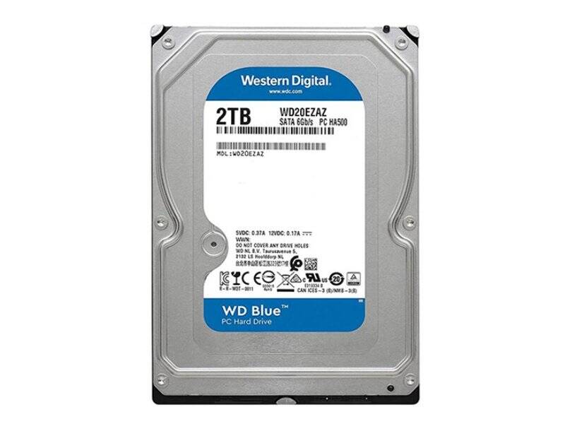 WESTERN DIGITAL BLUE, 3.5 / 2TB / 256MB / SATA / 5400 RPM, WD20EZAZ
