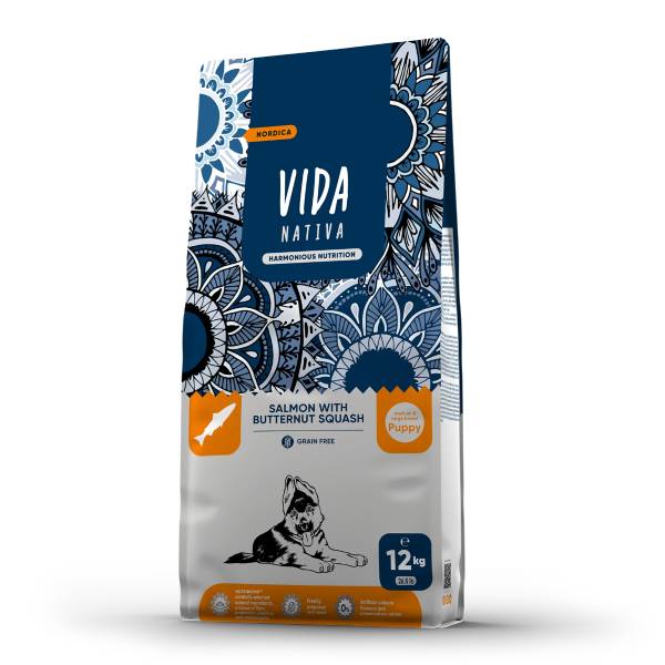 Vida Nativa MD/MX – Puppy, losos/bundeva, 2kg