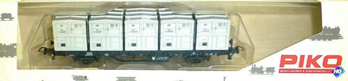NEW! Piko 54426 Lb 4010 Flat Wagon, DR , Ep. VI