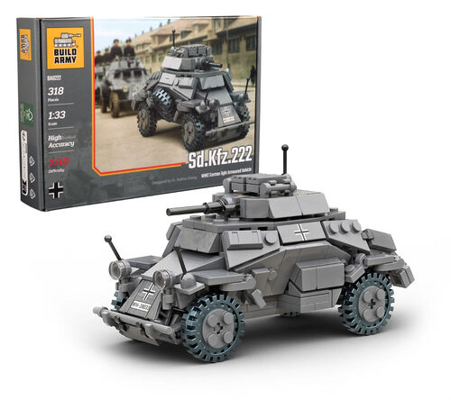 Build Army BA0222 German WWII Sd.Kfz.222