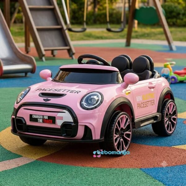 Auto Mini Moris na akumulator 12V – Roze (123680)