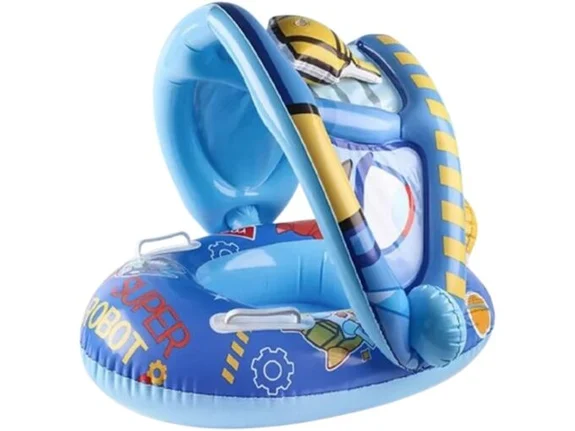 Baby Float super robot Šlauf dubak sa zaštitom od sunca