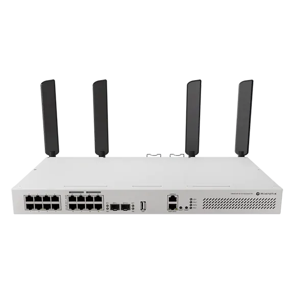 MikroTik CRS418-8P-8G-2S+5axQ2axQ-RM Wi-Fi 6 L3 HW 16x Gigabit Ethernet Switch, 2x 10G SFP+ ports, PoE-out